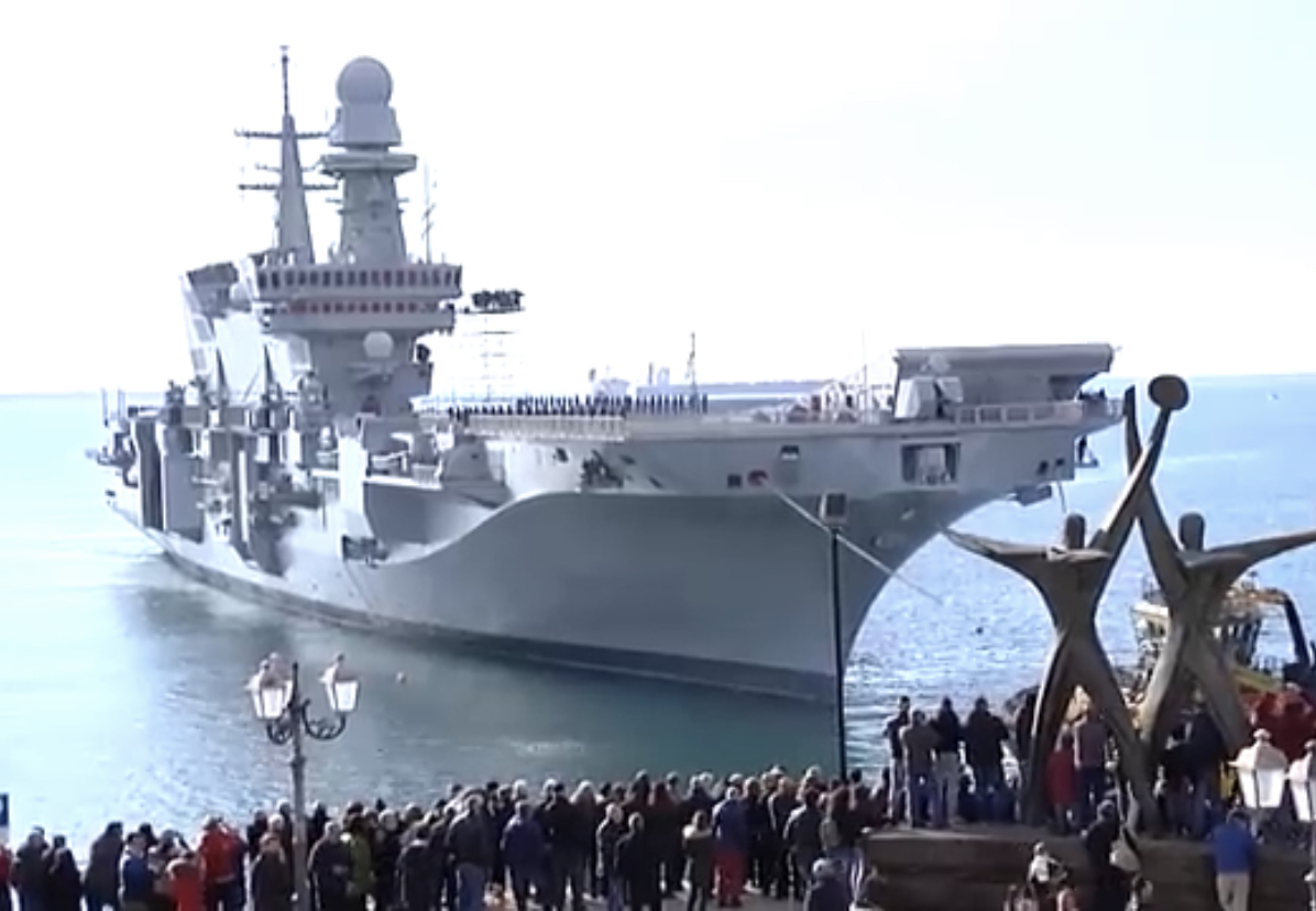 Il Sen. Turco e i lavori di Nave Cavour - Pugliapress New