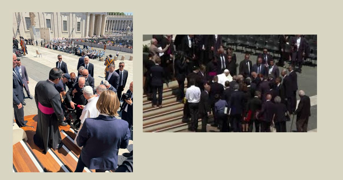 Don Diego Semeraro cade in Vaticano, Papa Leone XIV lo soccorre ...