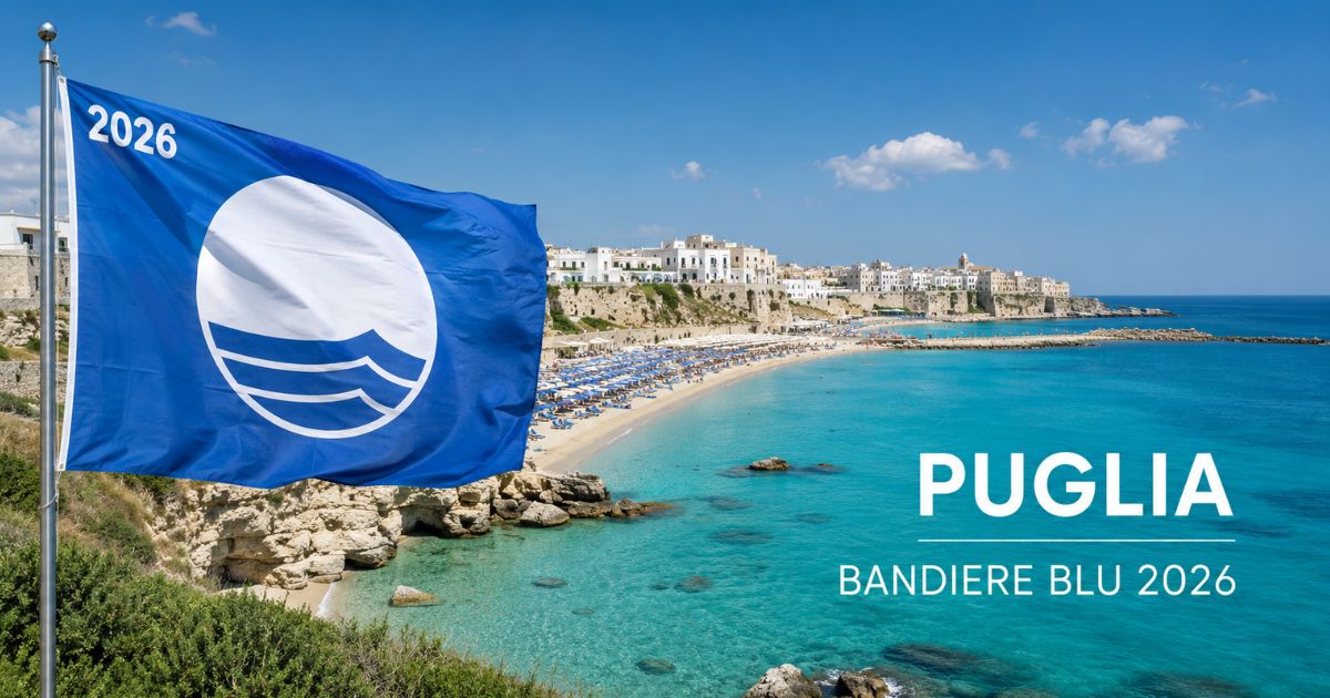 Bandiere Blu 2026, la Puglia resta seconda in Italia - Notizie Puglia ...